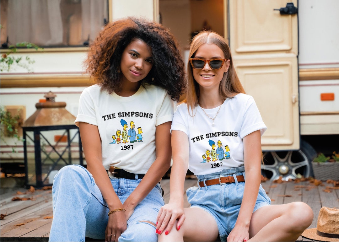 The Simpsons 1987 Shirt, Disney Shirt, Simpsons Sitcom Family Matching ...