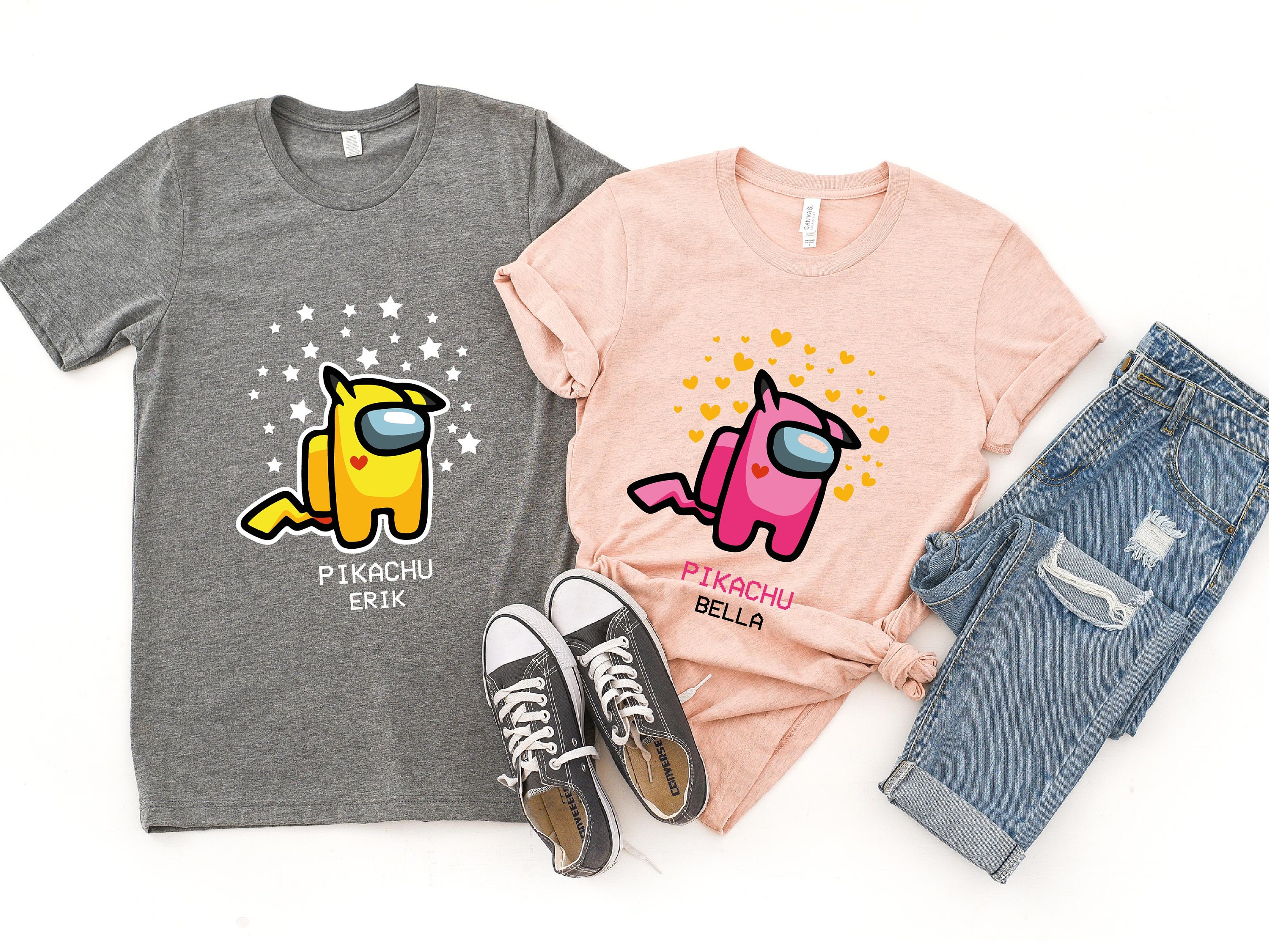 Personalized Among Us Shirts Among Us Angel Gamer Tee | Etsy