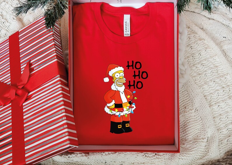 Christmas the Simpsons Characters Shirt Matching Group - Etsy