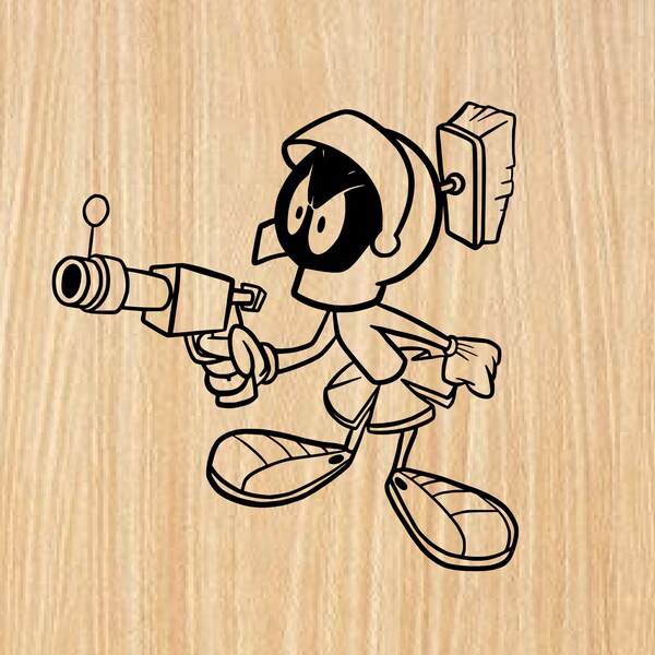 Marvin the Martian Sign - Etsy