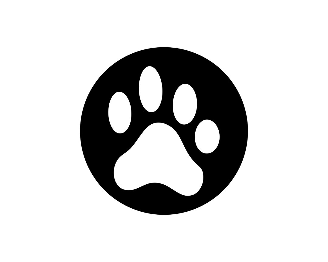 Dog Paw Metal Sign - Etsy