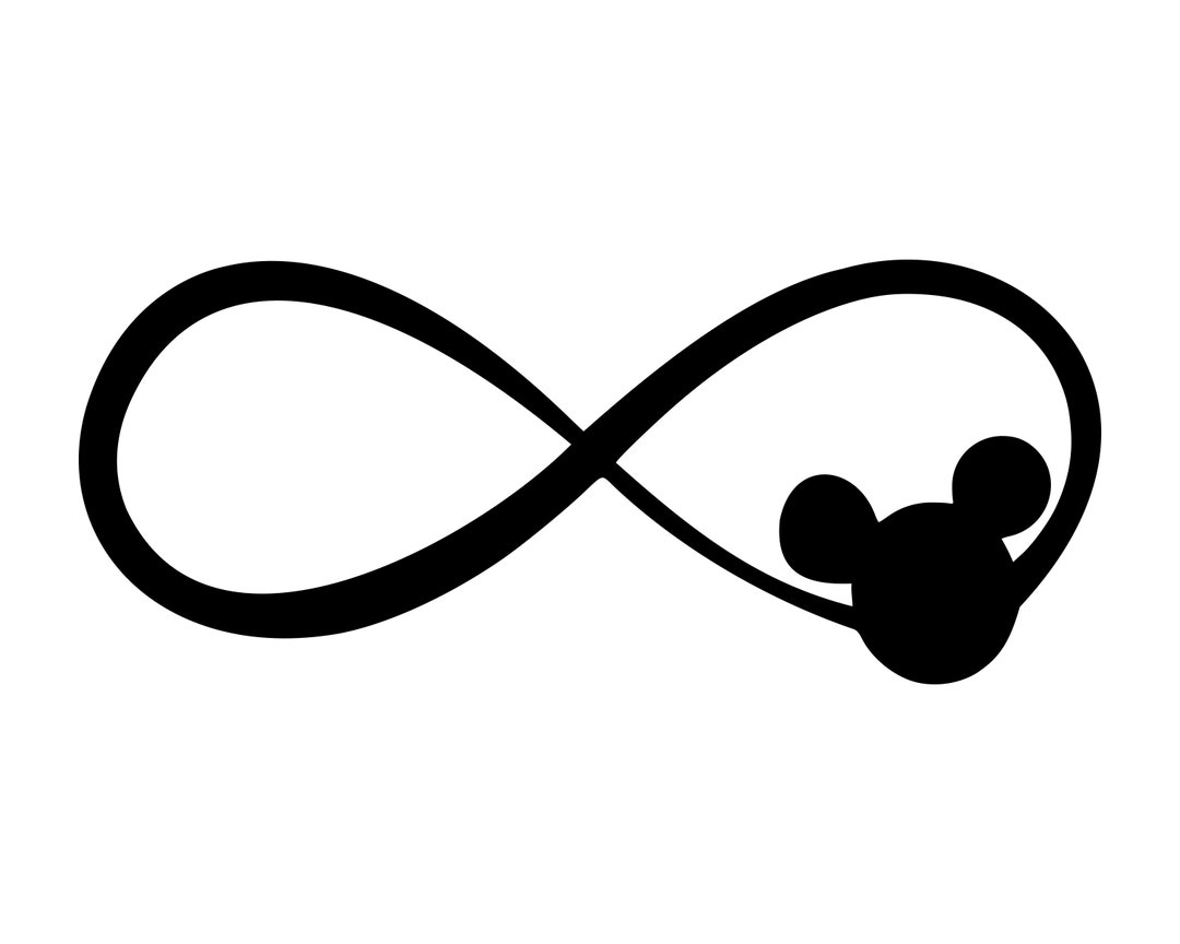 Infiniti Insignia With Mickey Mouse in the Corner Metal Art - Etsy