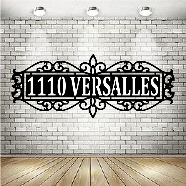 Address Sign Cnc Files - Etsy