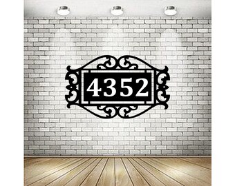 Address Sign Svg Dxf - Etsy