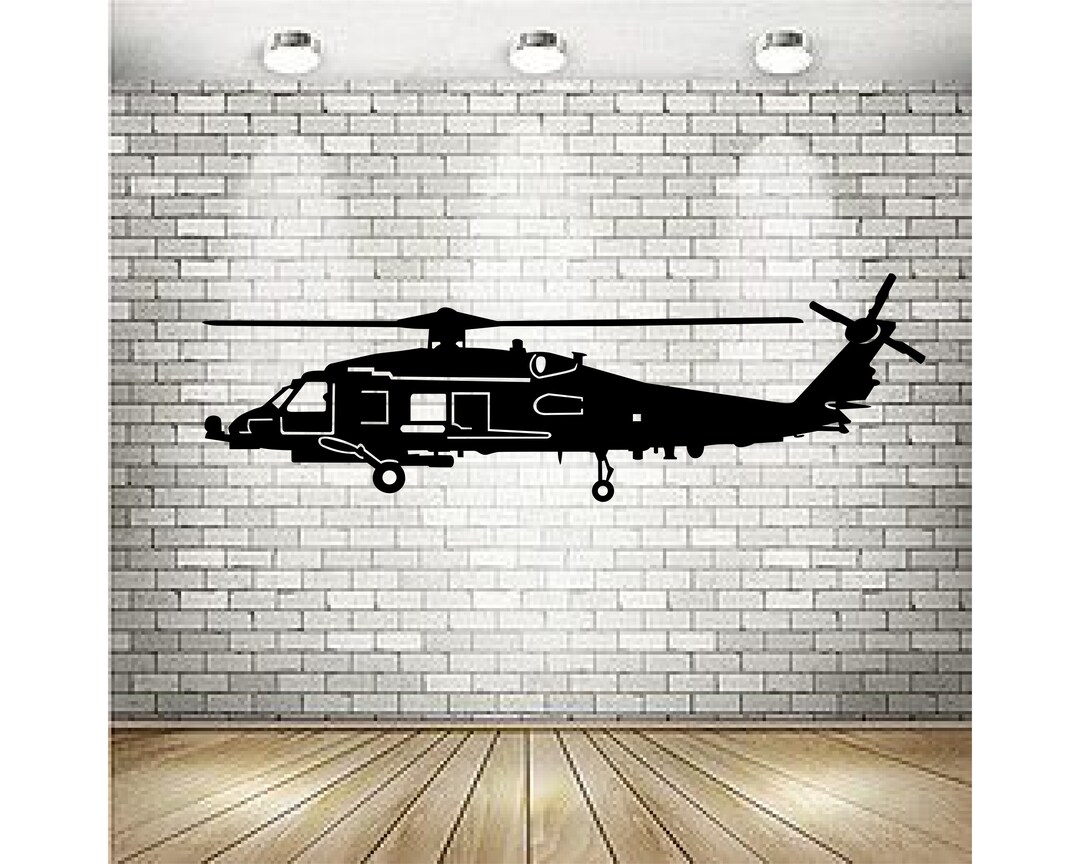 Helicóptero Black Hawk. Plasma Cut Ready File SVG DXF Metalmonkeez ...