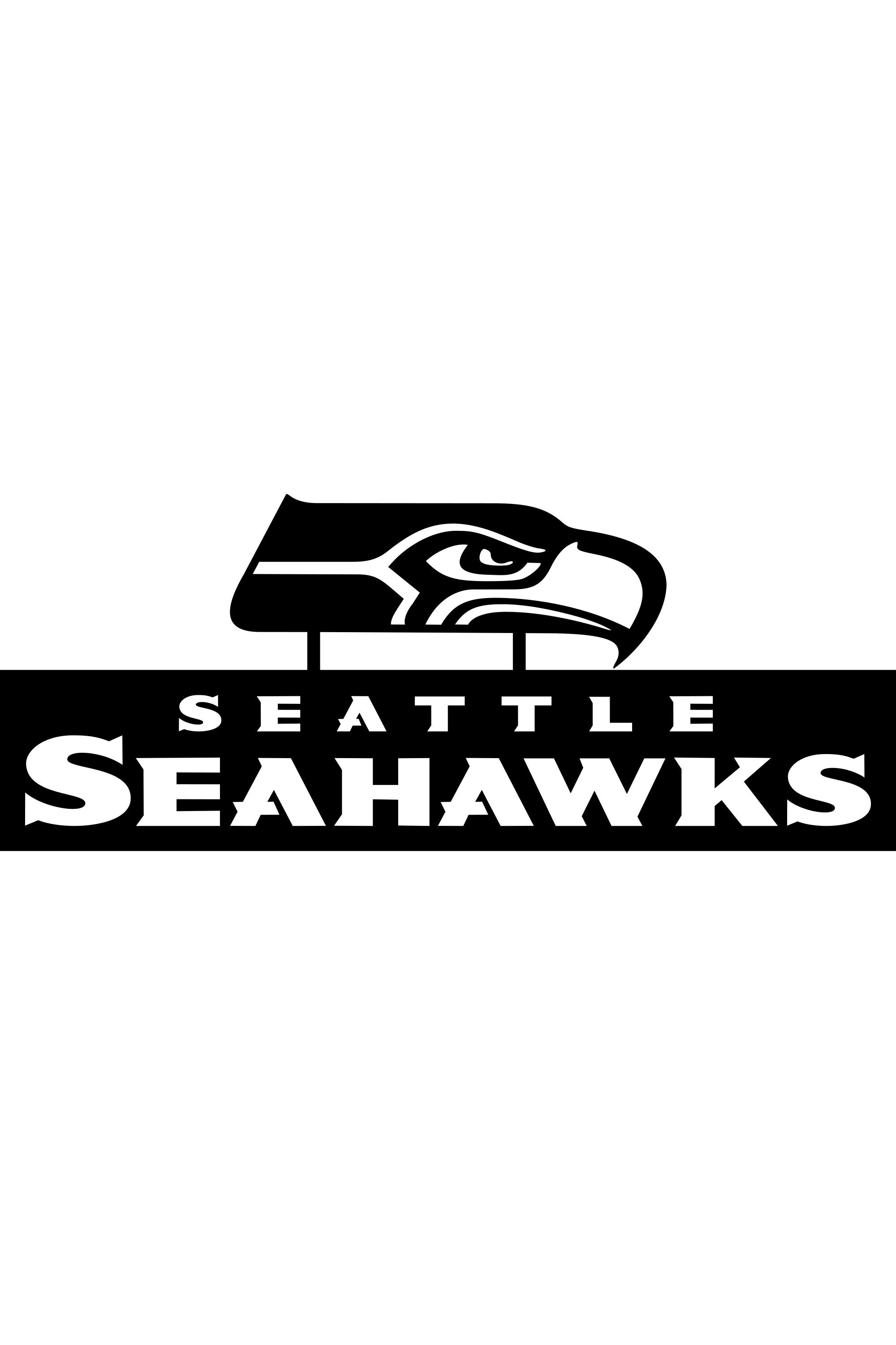Seahawks Logo Black And White