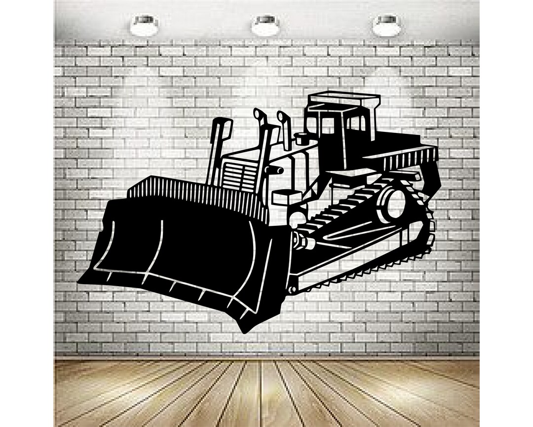 Bulldozer . Plasma Cut Ready File SVG DXF Metalmonkeez Digital Download ...