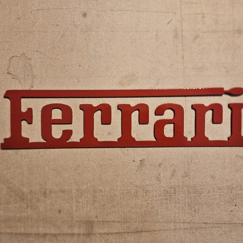 Ferrari Sign - Etsy