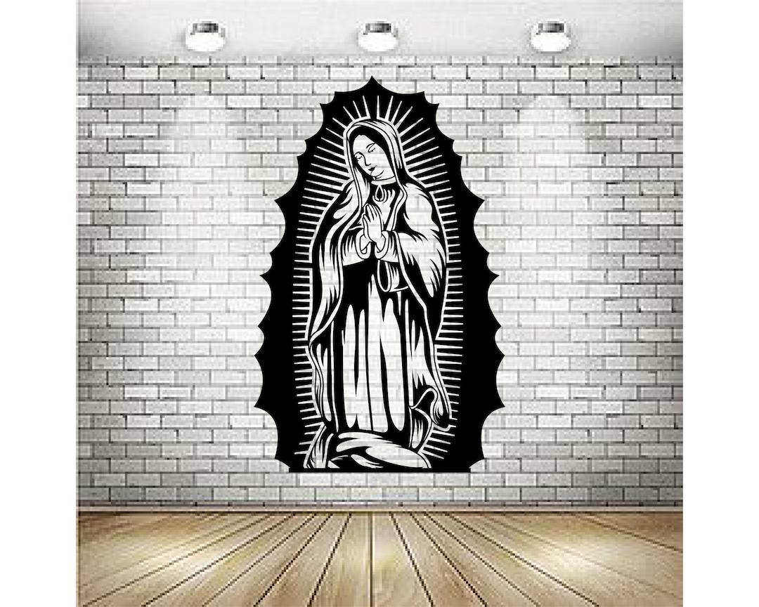 Virgin Mary, Religion, Plasma Cut Ready File SVG DXF Metalmonkeez ...