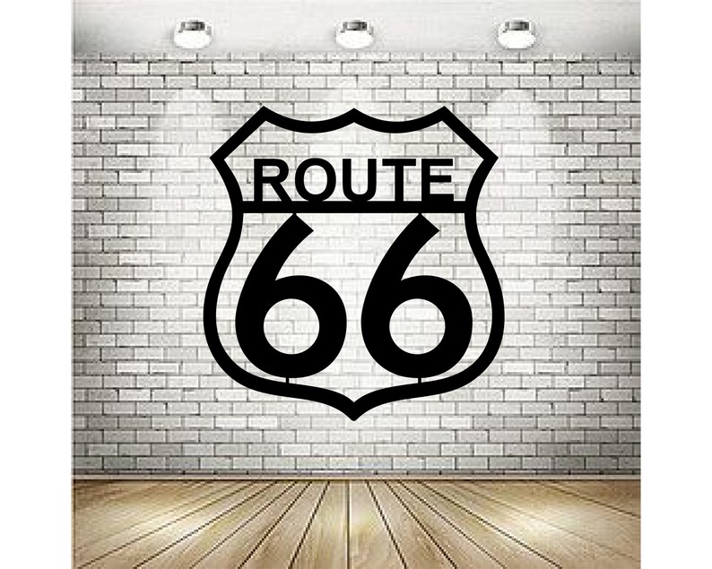 Route 66. Plasma Cut Ready File SVG DXF Metalmonkeez Digital - Etsy