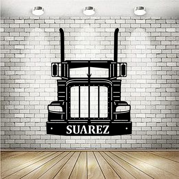 Peterbilt Truck Front View Svg - Etsy Singapore