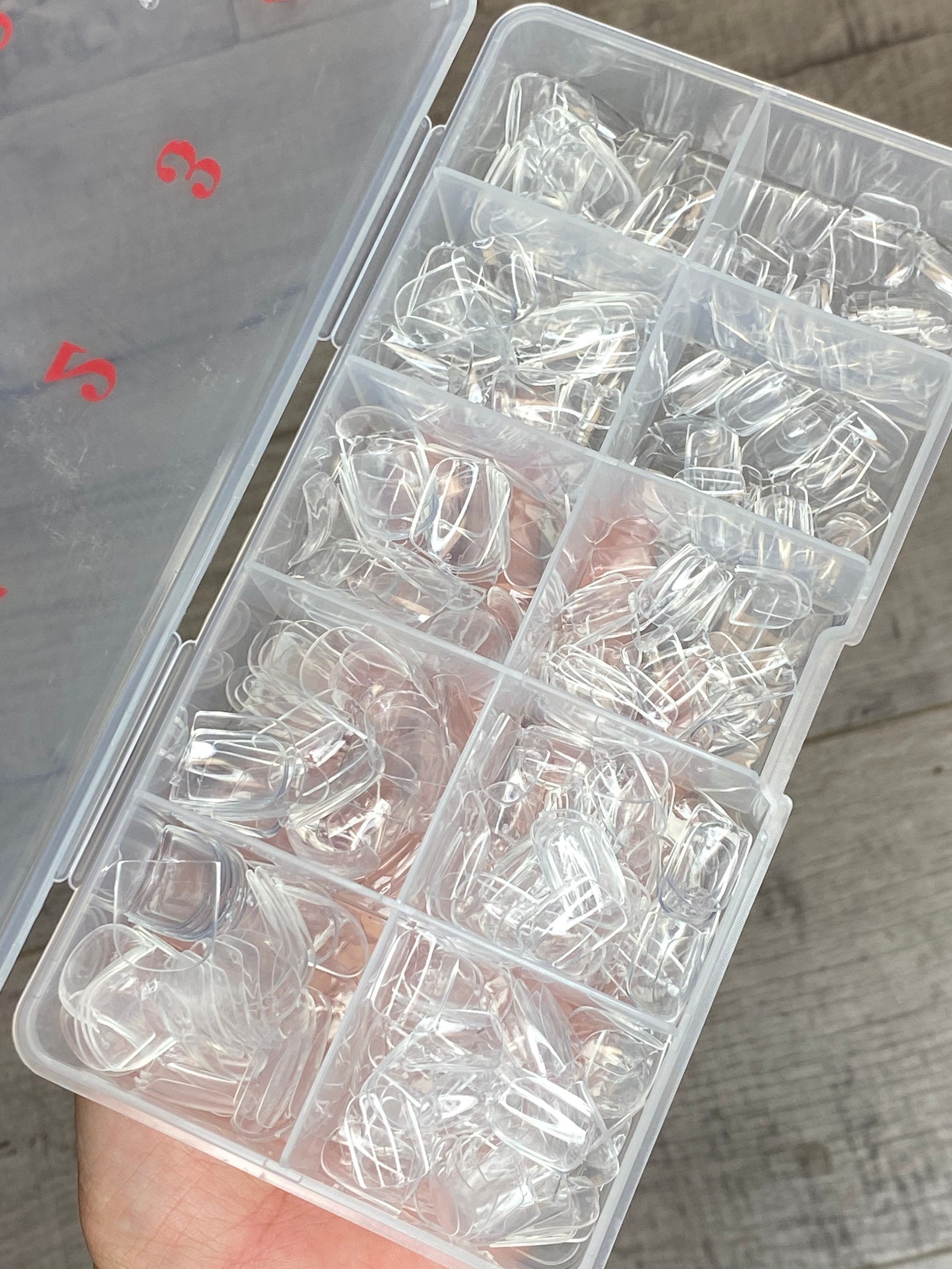 500 Pieces Extra Short Length Square Soft Gel Full Coverage - Etsy