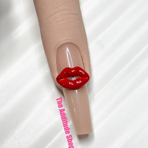 Lips Nail Stickers - Etsy