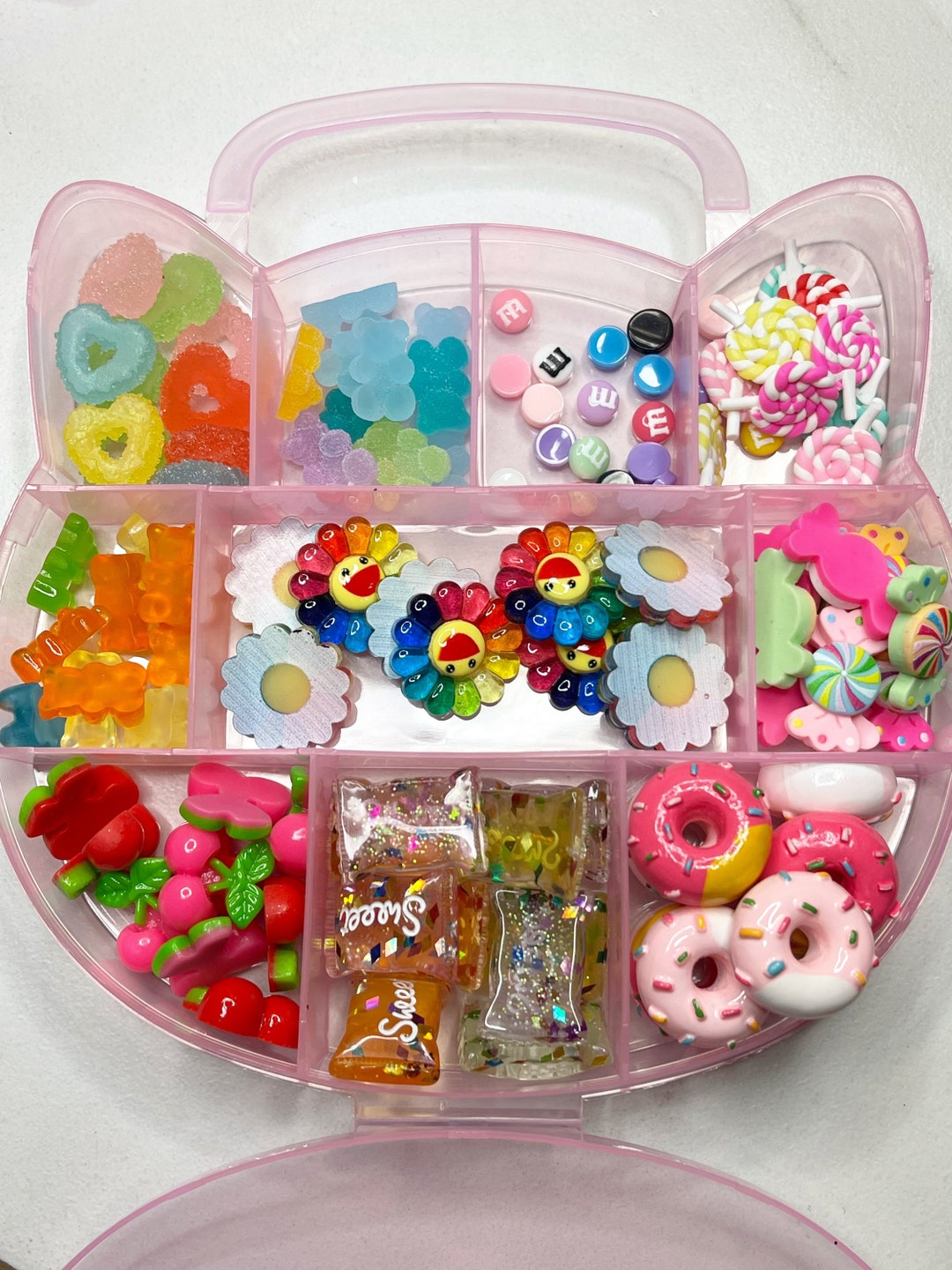 100+ Pieces Kawaii Resin 3D Nail Charms - Etsy