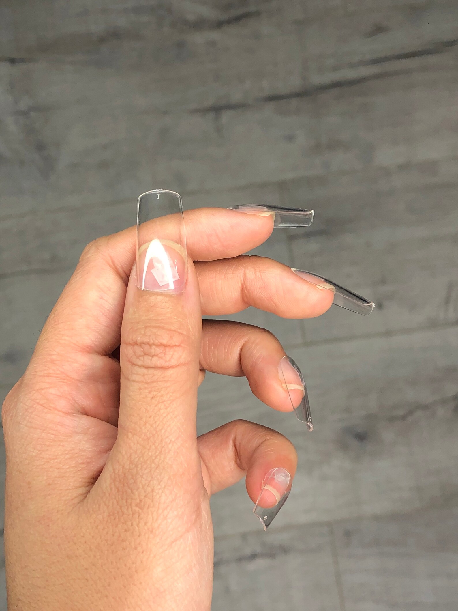 500 Pieces Medium Length Square Full Coverage Nail Tips | Etsy