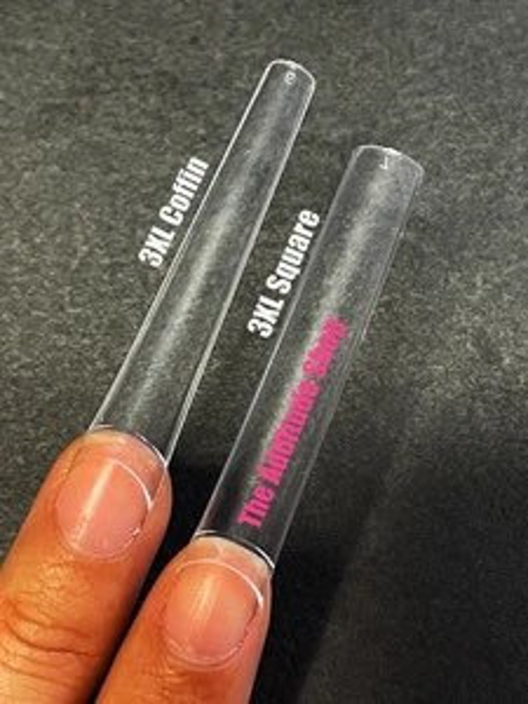 Square 3XL Half Cover Acrylic Nail Tips - Etsy