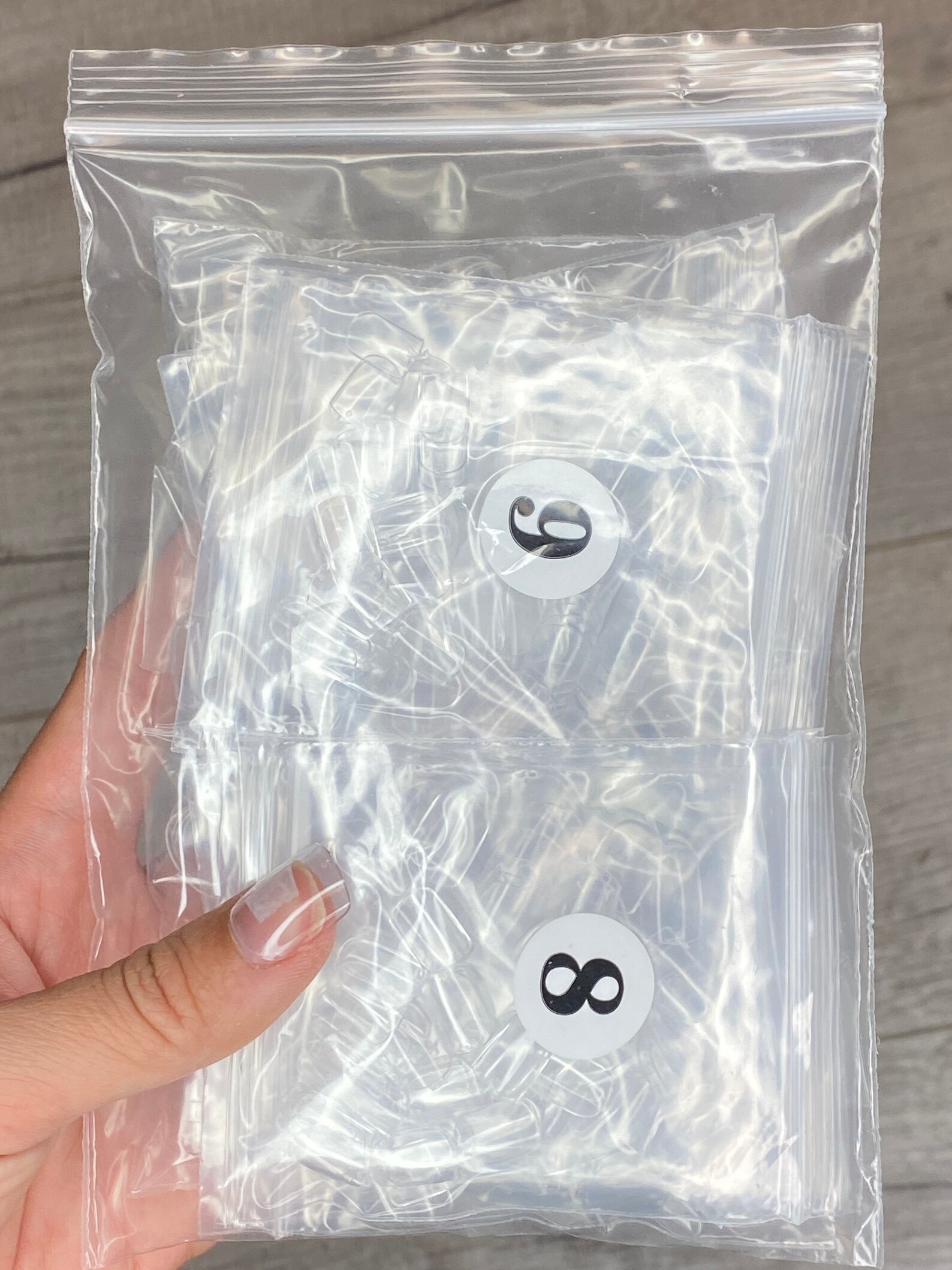 500 Pieces Extra Short Length Square Soft Gel Full Coverage - Etsy