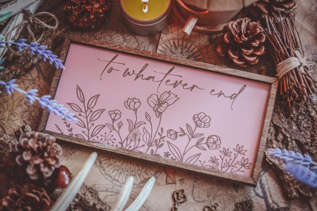 To Whatever End SJM Wooden Sign - Etsy