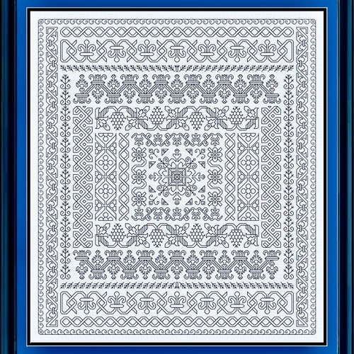 Portuguese Cross-stitch Sampler - Etsy