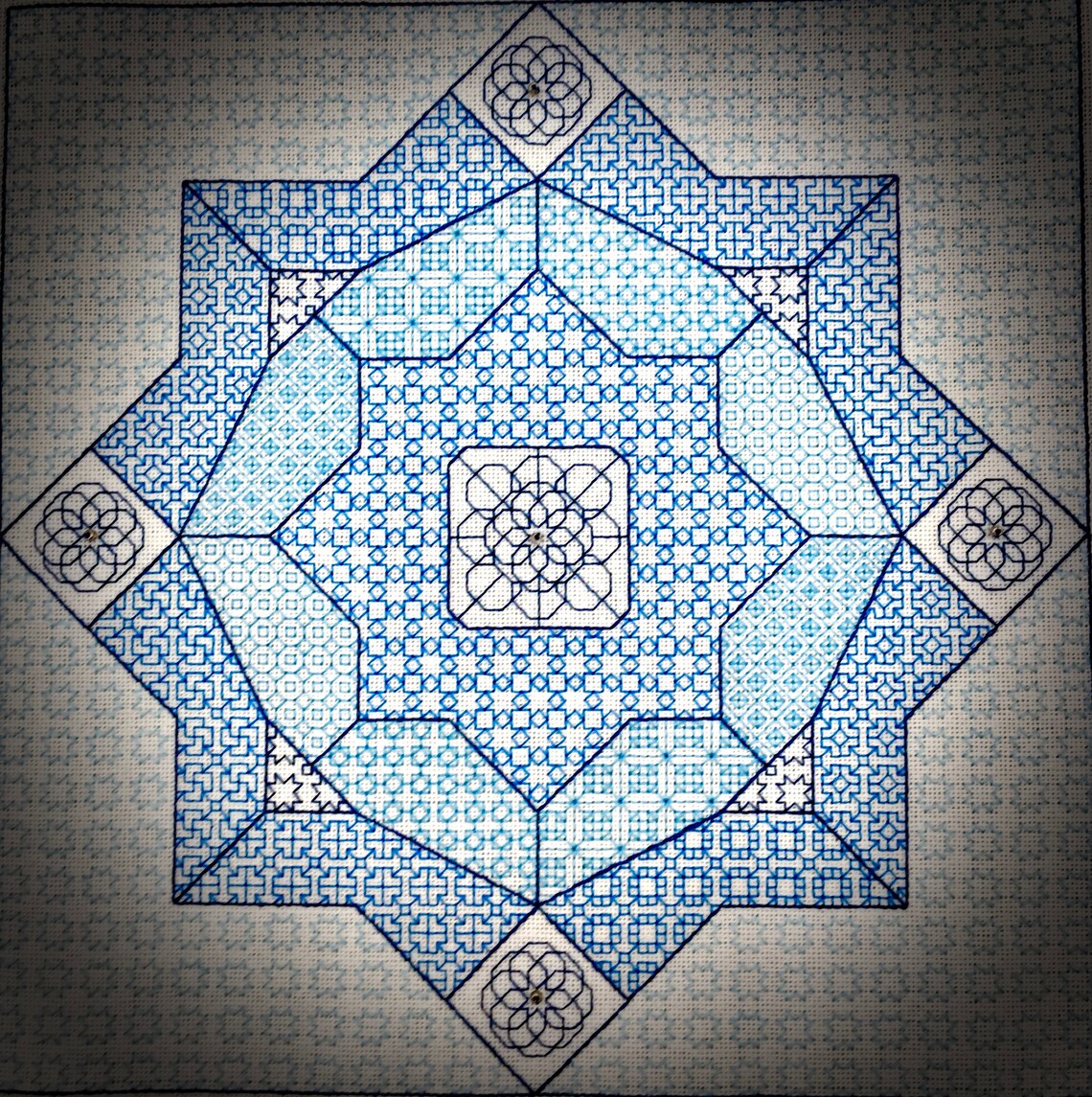 Large Blackwork Star | Etsy