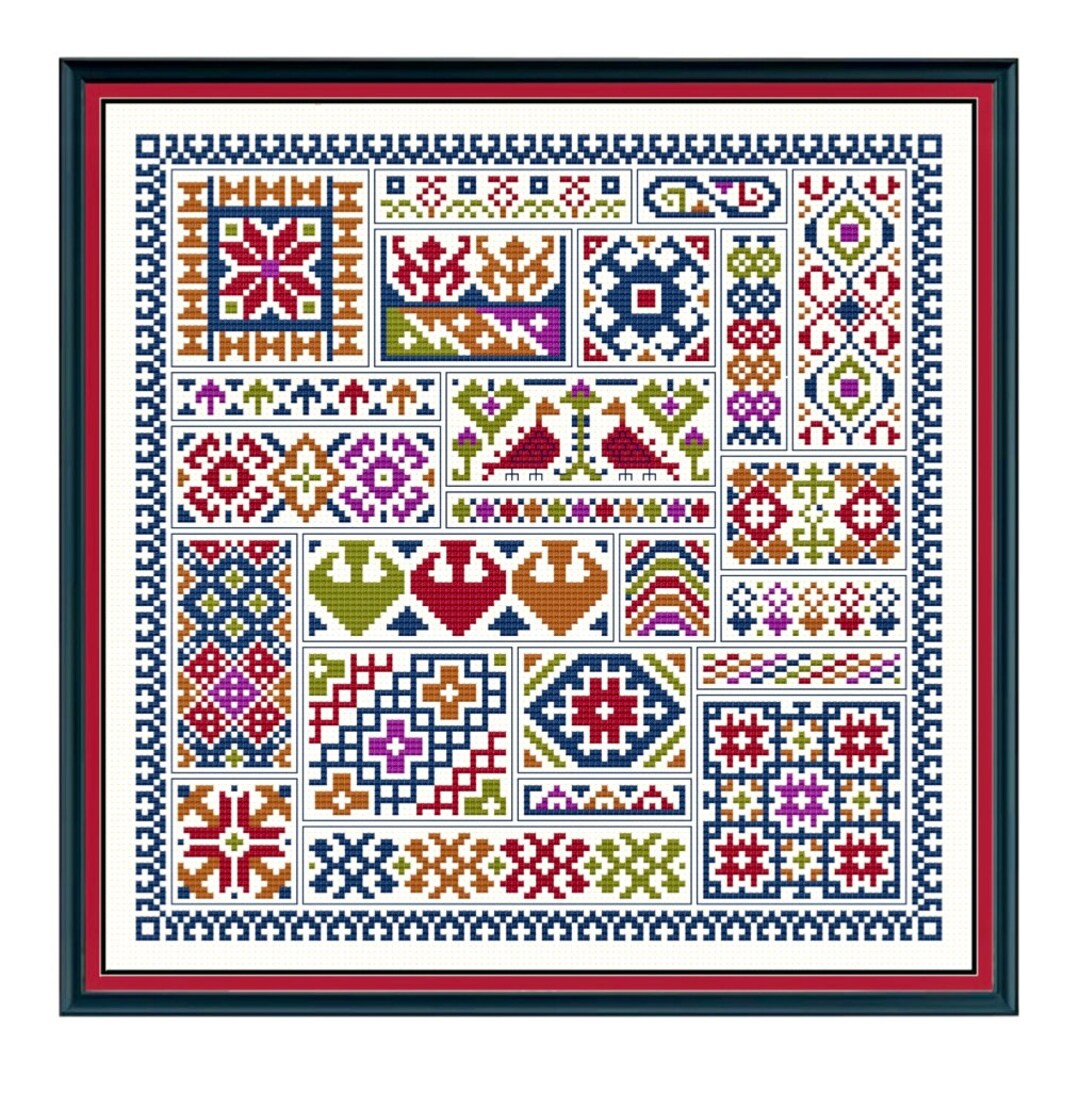 Lebanese Sampler - Cross Stitch Pattern - Etsy