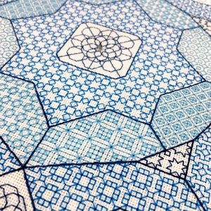 Large Blackwork Star - Etsy