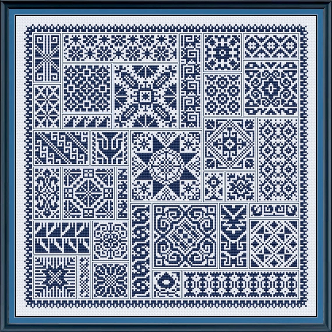 Heritage Collage - Cross Stitch Sampler Pattern - Etsy