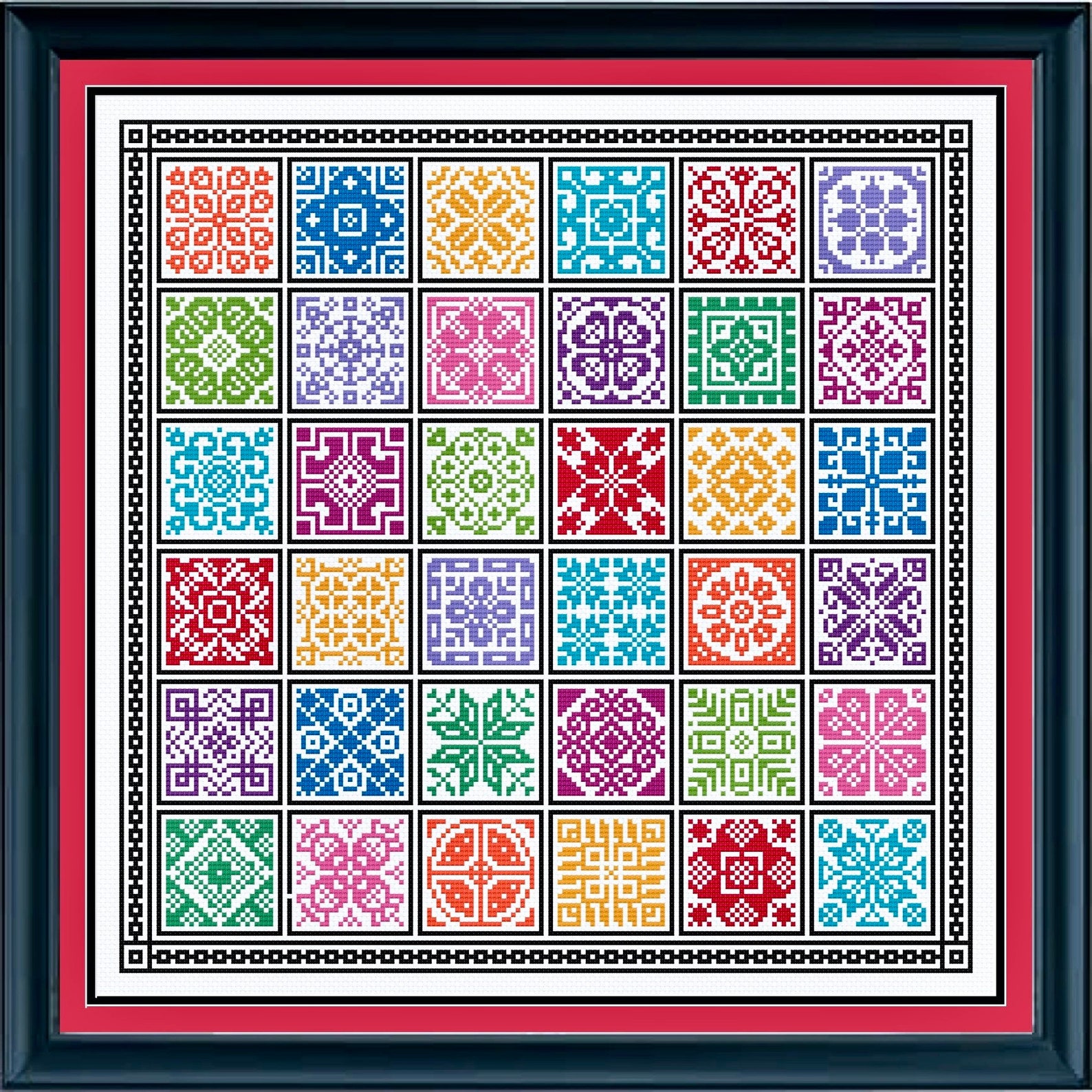 Chromatic Collection - Cross Stitch Pattern - Etsy