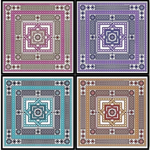 Interlaced Blackwork Star - Etsy