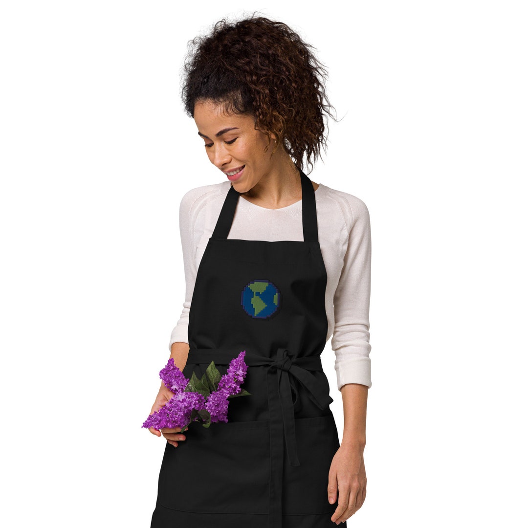 Eco Earth Apron, Eco-friendly Kitchen Wear, Sustainable Cooking Apparel ...