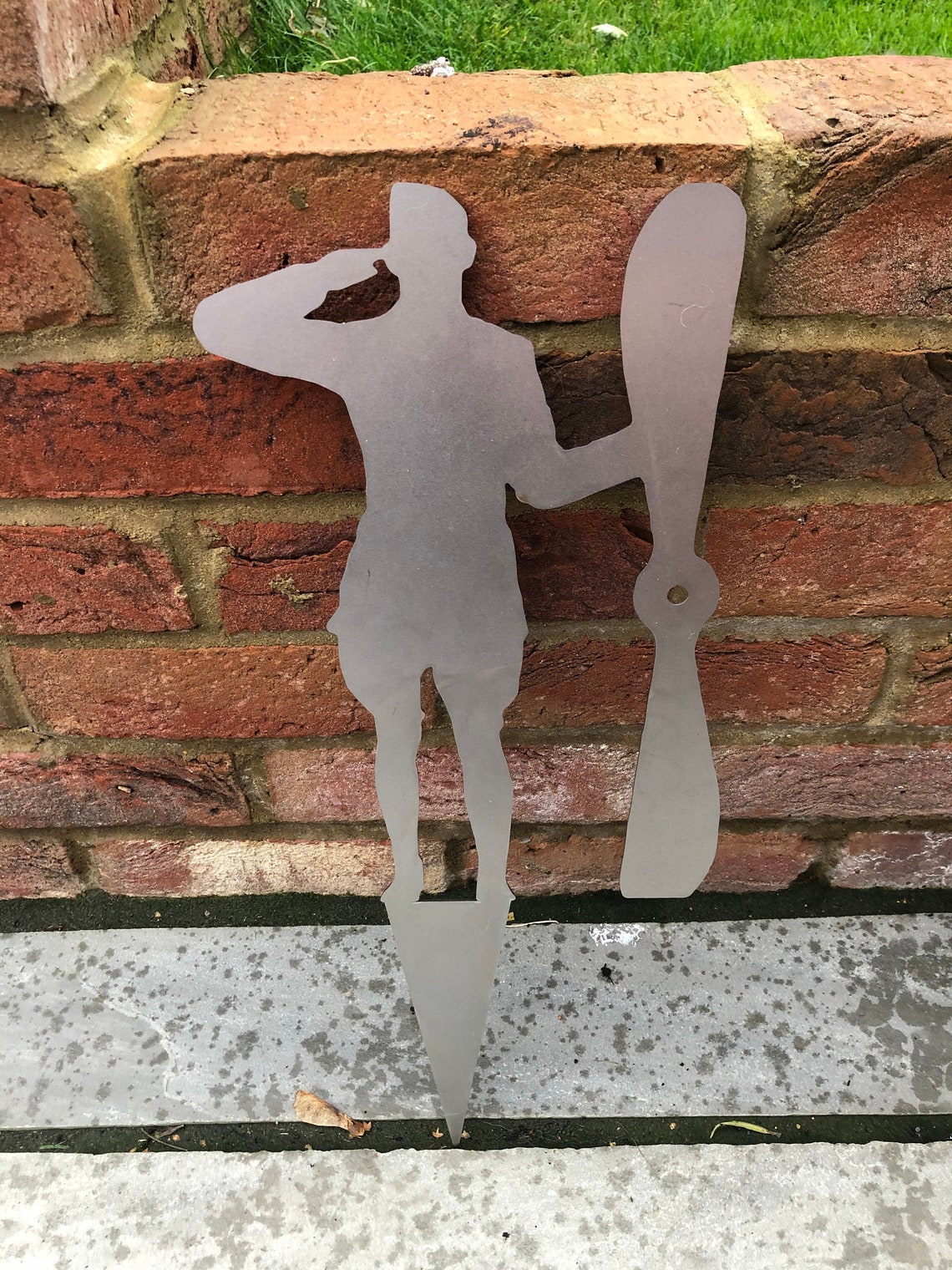 RAF Silhouette, Airman, War Art, Garden War Art, Remembrance, Lest We ...