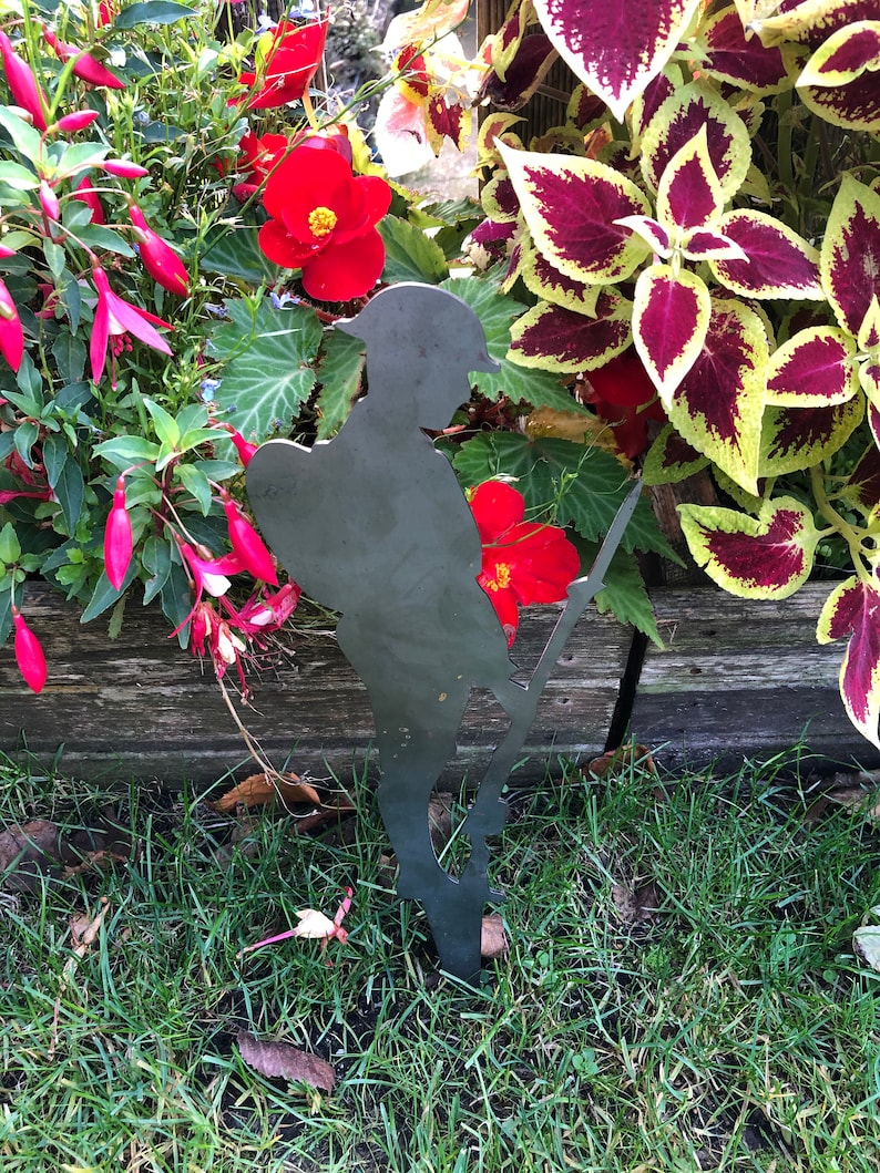 Lest We Forget , Metal Soldier Silhouette Tommy, Metal Art, Garden Art ...