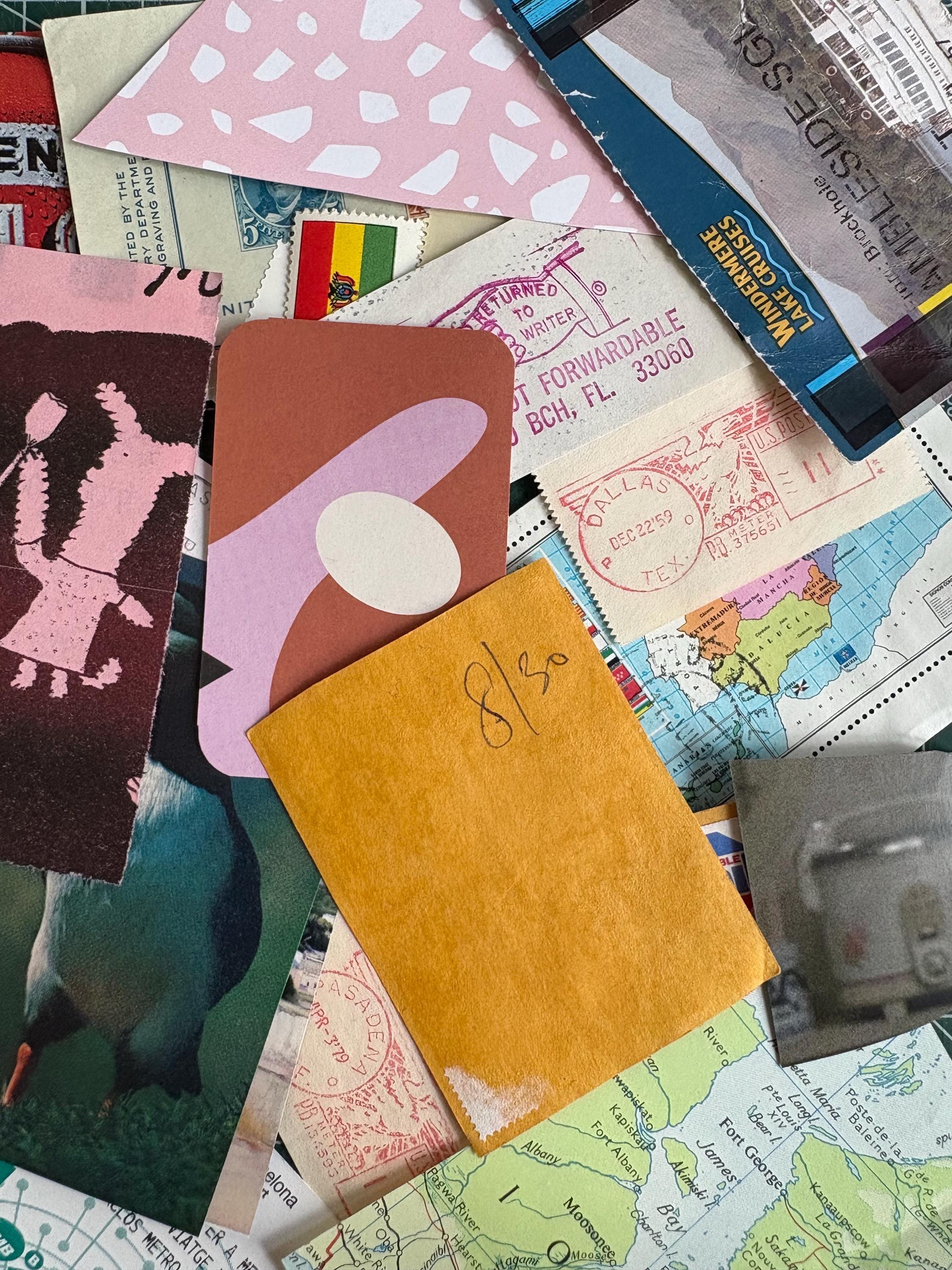 Mini DIY Collage Kit/ 30 Pc Bundle /vintage Clippings / for Zines ...