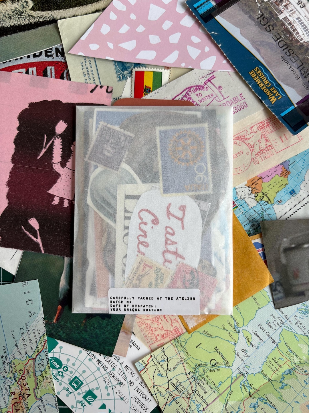 Mini DIY Collage Kit/ 30 Pc Bundle /vintage Clippings / for Zines ...