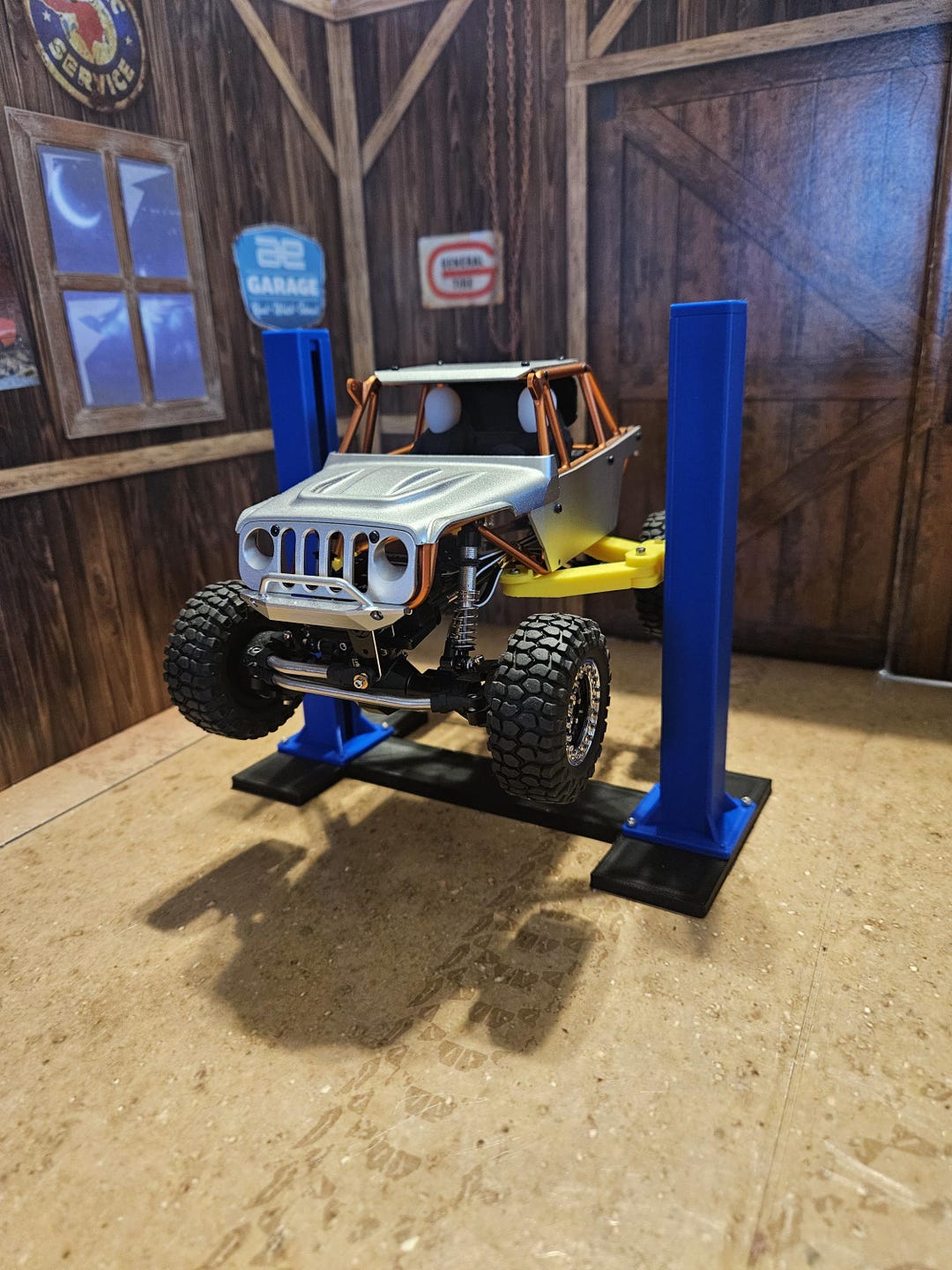 1/24 Micro Hoist Car Lift for Axial SCX24 ECX Barrage Rgt RC4WD ...