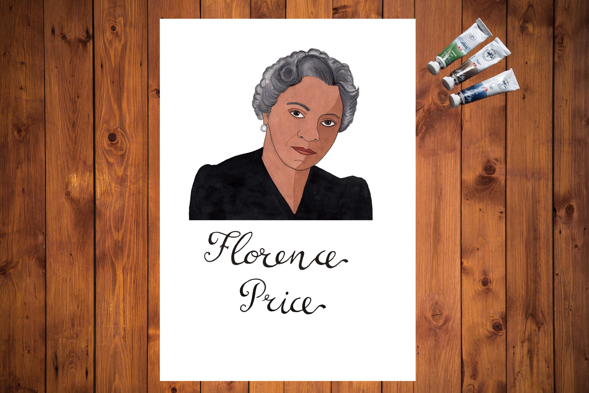 Florence Price / Illustration of Women Composers / Composers Prints ...