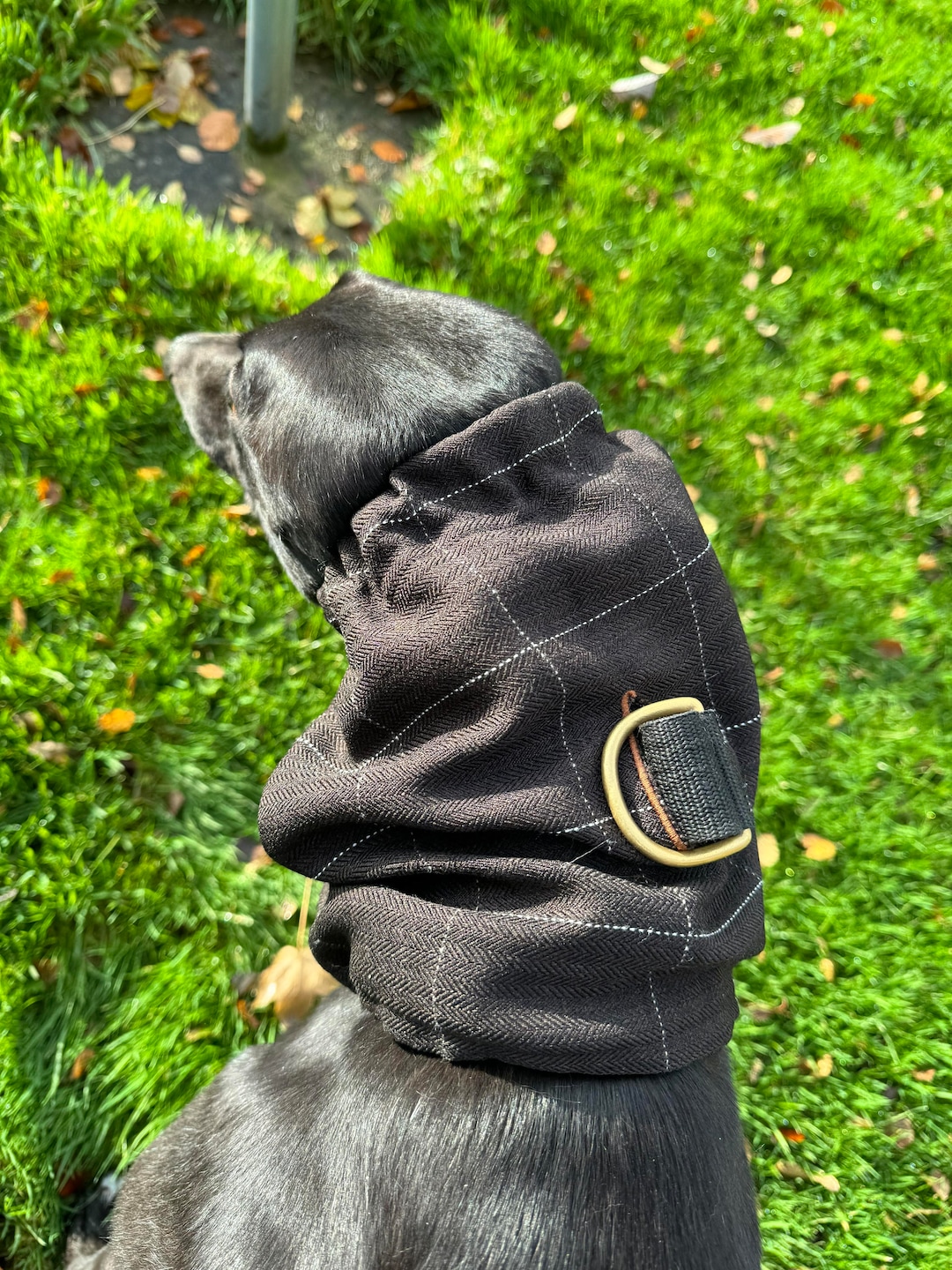 Adjustable Woven Greyhound Snood, Winter Dog Neck Warmer - Etsy