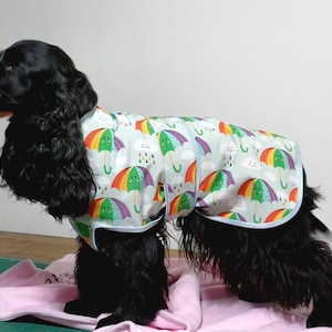 Waterproof Coat made to Measure for Cocker Spaniels, Redgranate - Etsy