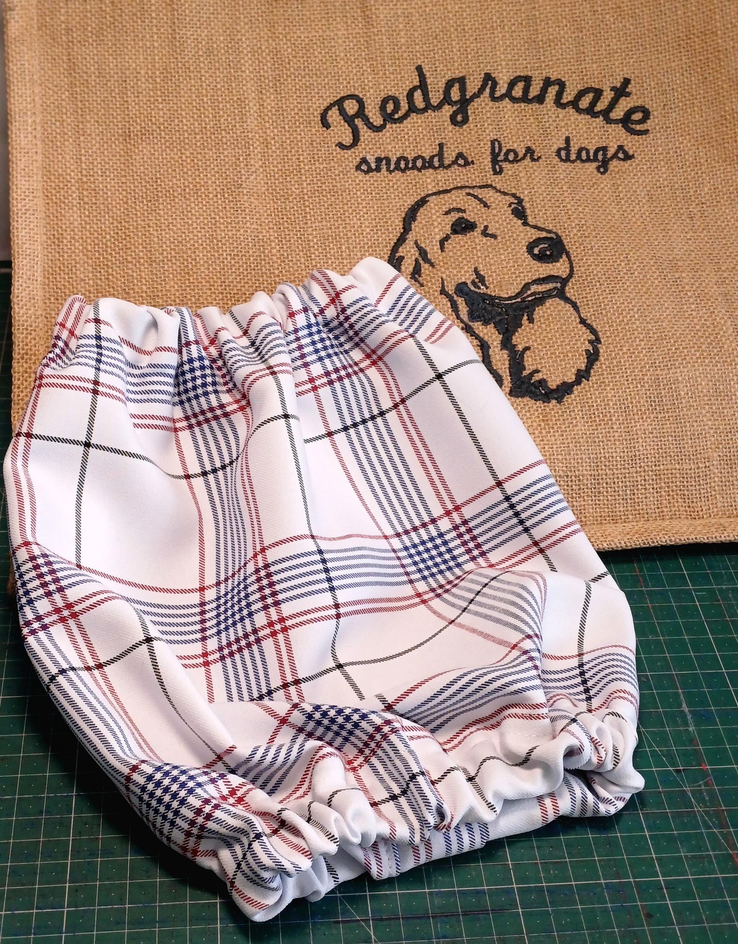 Snood for Cocker Spaniel, Redgranate, Tartan Snood, Ears Protector - Etsy