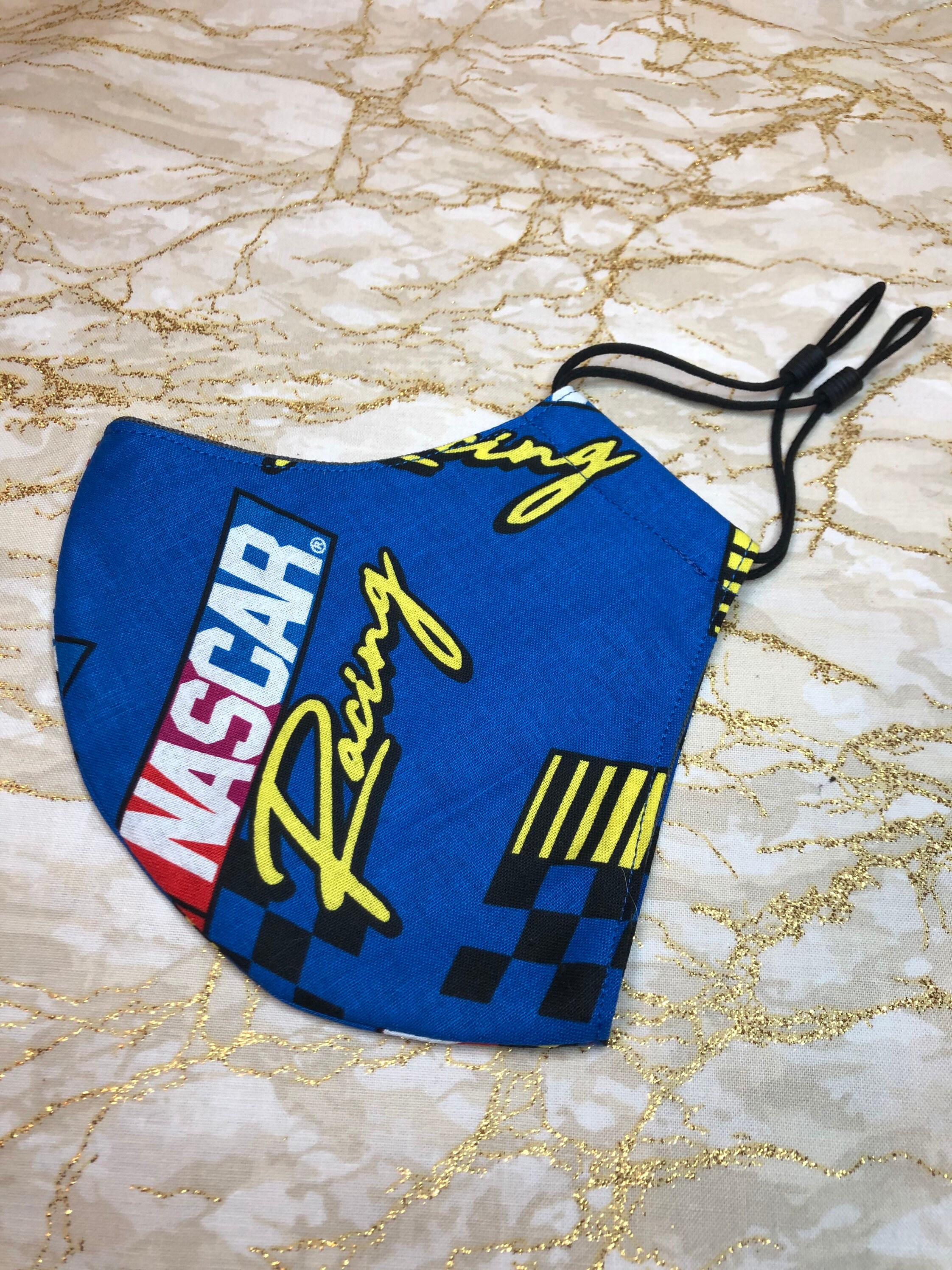 NASCAR Racing Adjustable Fabric Face Mask Washable and - Etsy UK