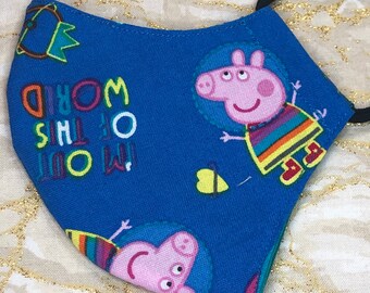 Peppa Pig Face Mask - Etsy