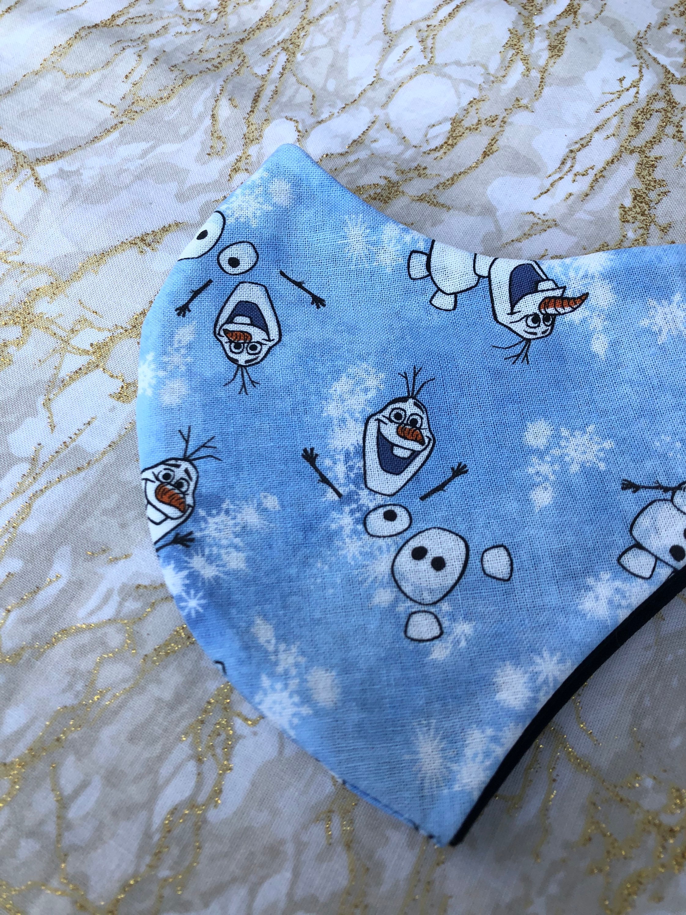 Disney Olaf Frozen Adjustable Fabric Face Mask Washable and | Etsy