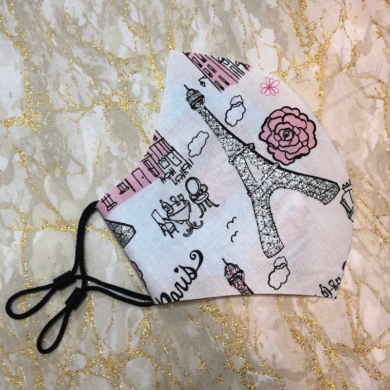 Eiffel Tower Face Mask - Etsy