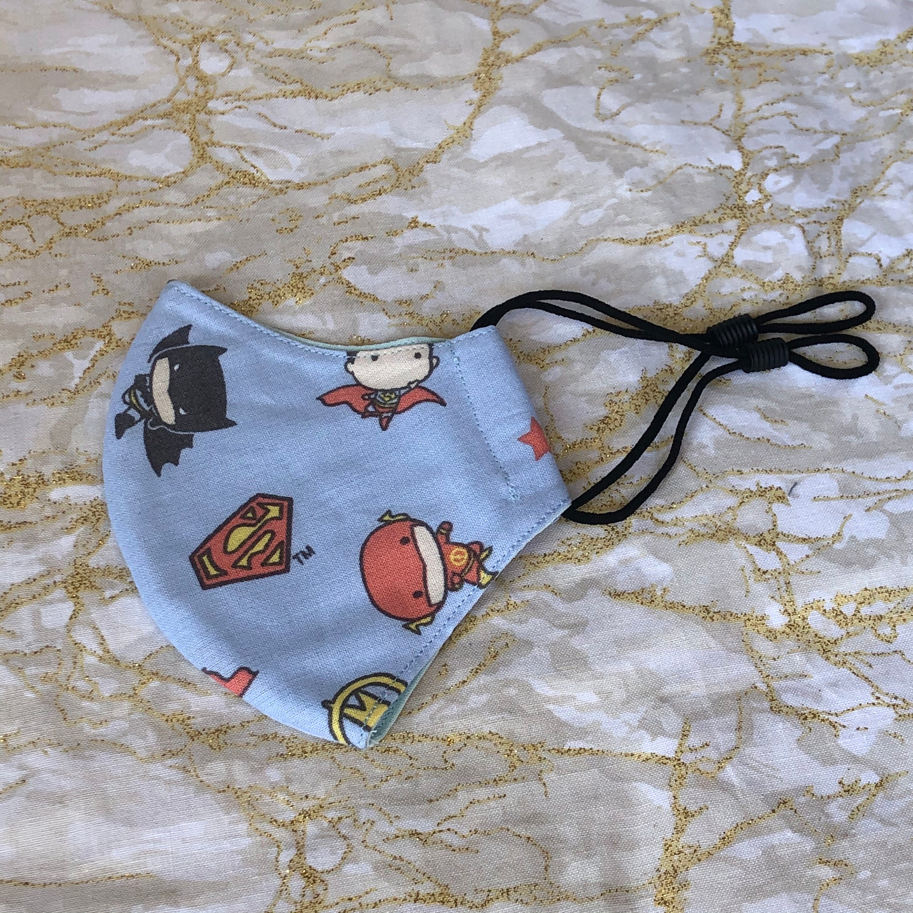 Baby Justice League DC Adjustable Fabric Face Mask Washable | Etsy