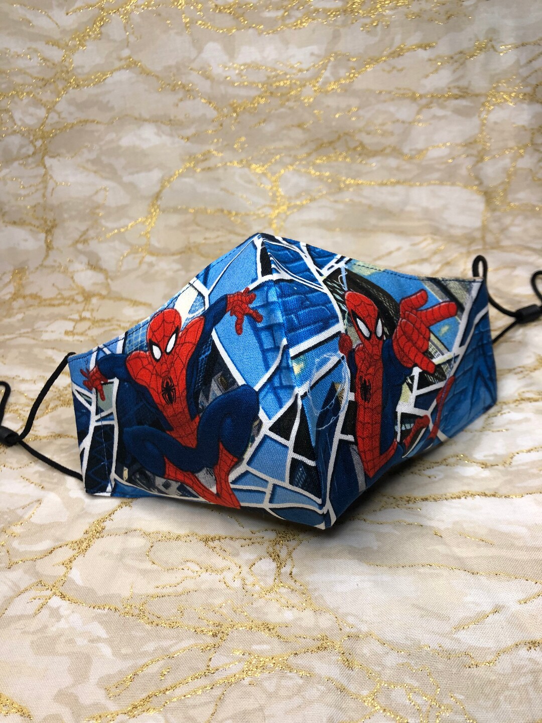 Spider-man Adjustable Fabric Face Mask, Washable and Reusable Face ...