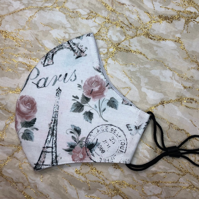 Eiffel Tower Face Mask - Etsy