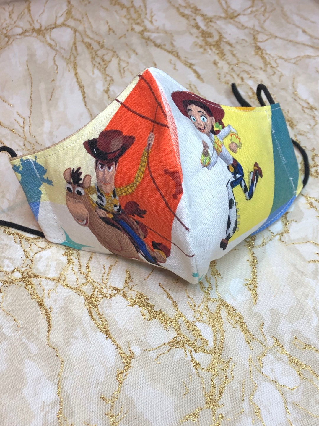 Woody and Jessie Adjustable Fabric Face Mask, Washable and Reusable ...