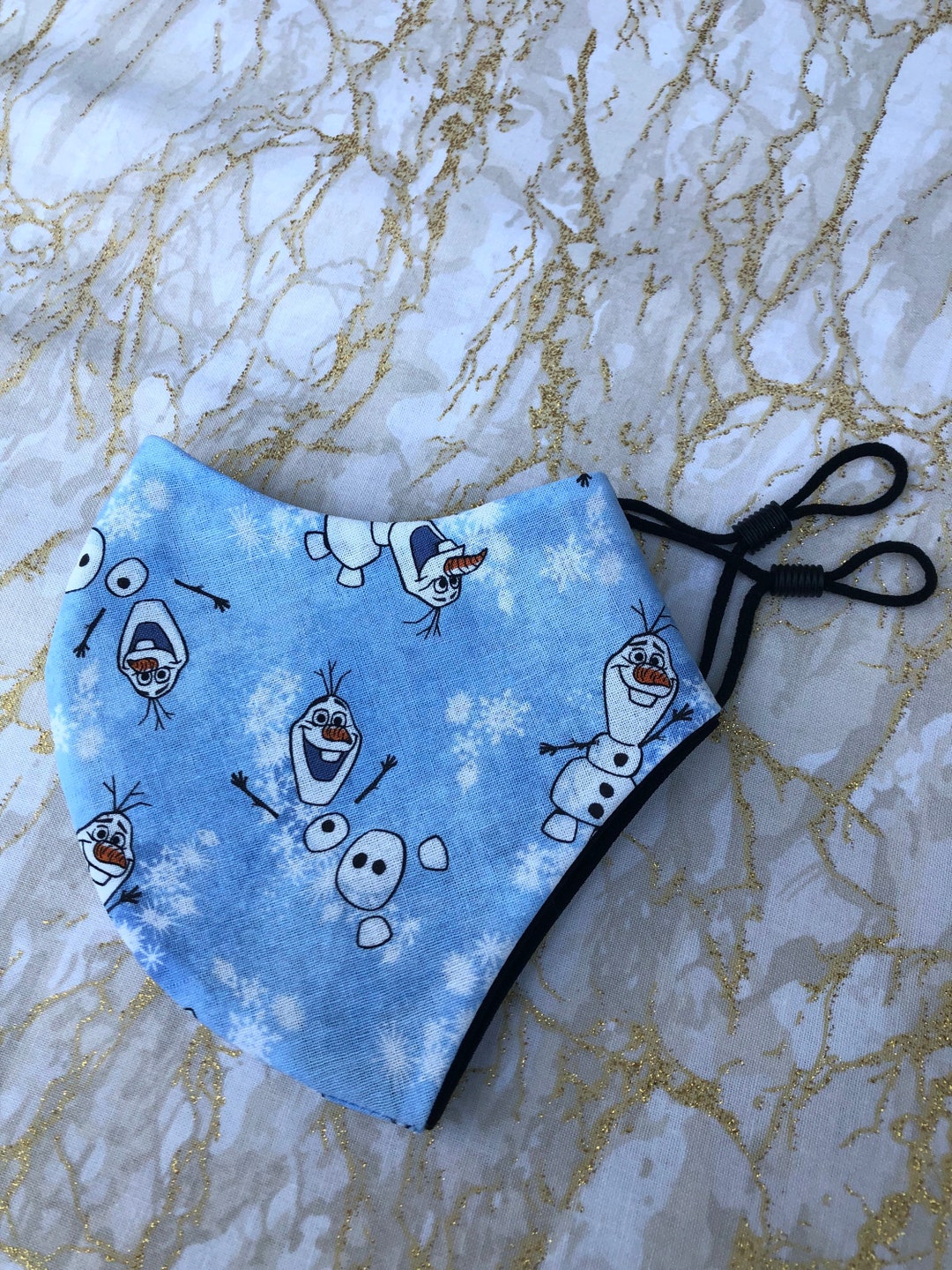 Disney Olaf Frozen Adjustable Fabric Face Mask, Washable and Reusable ...