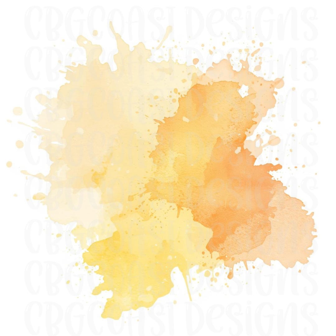 Watercolor Splash Wash Golden Blush 10 PNG Bundle Background - Etsy