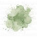 Green Splatter 4 PNG Mini Sampler Watercolor Background - Etsy